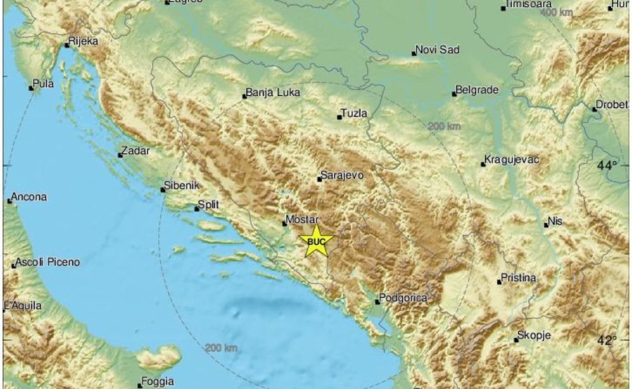 NOVO PODRHTAVANJE! Potres u BiH zatresao i Dalmaciju: 'Osjetio se u Dubrovniku' - Zagreb.info