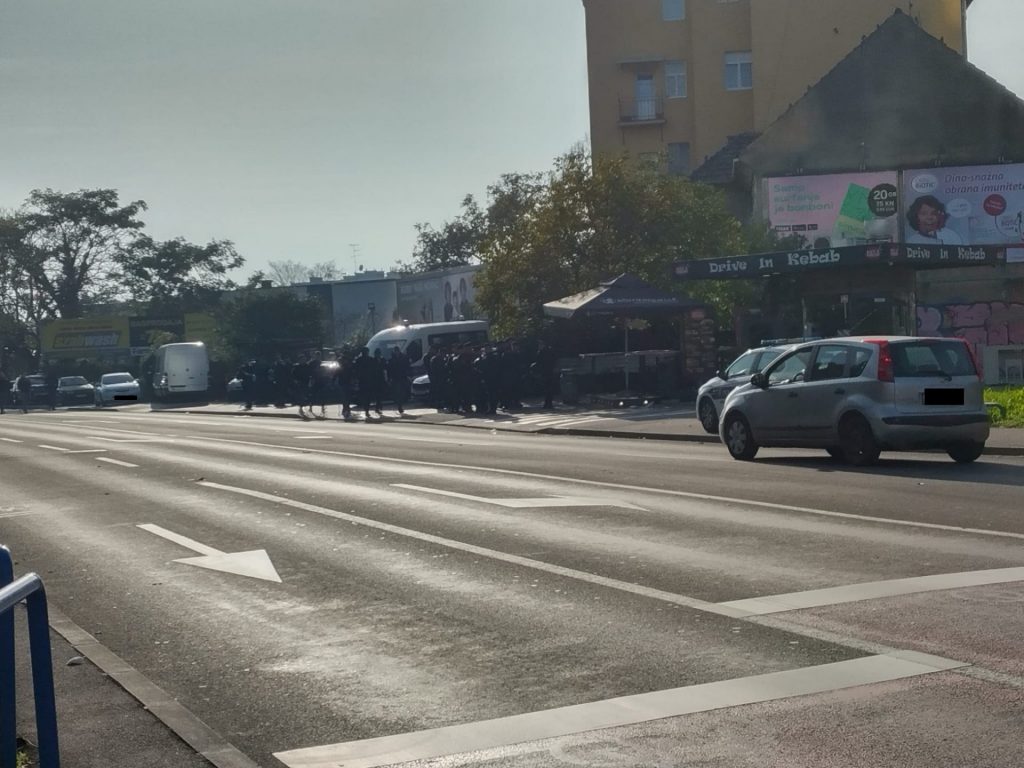 (FOTO) INTERVENTNA KOD CIBONE! Visoko osiguranje za utakmicu u Kranjčevićevoj, ništa se ne ...