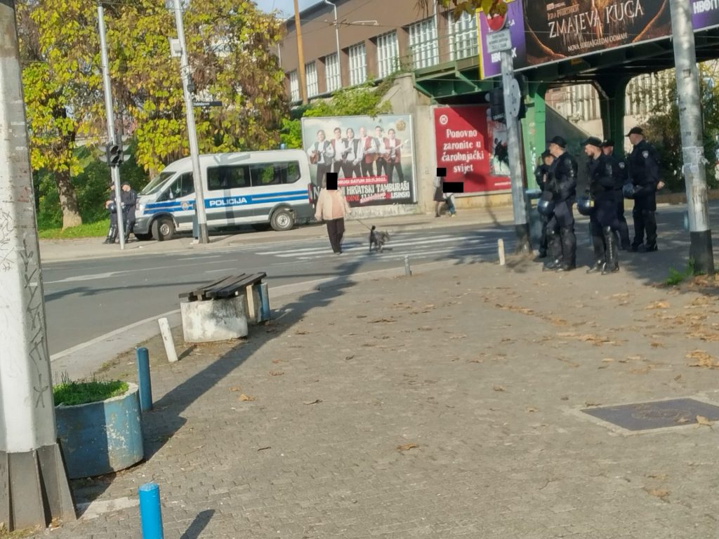 (FOTO) INTERVENTNA KOD CIBONE! Visoko osiguranje za utakmicu u Kranjčevićevoj, ništa se ne ...